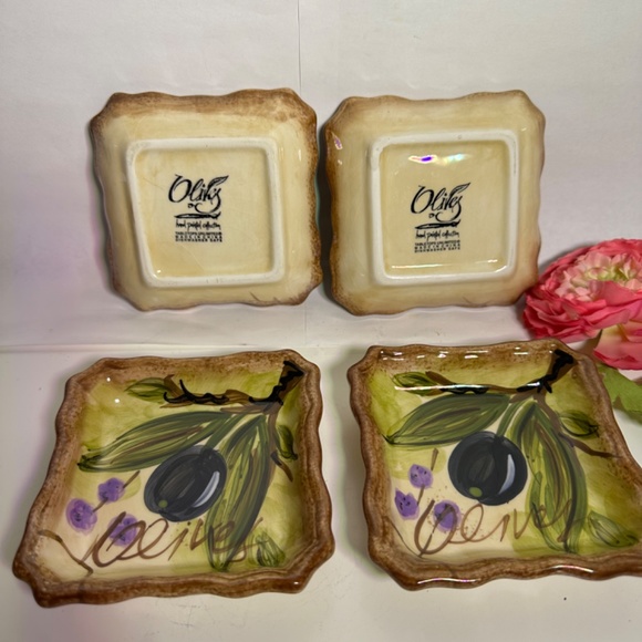 Tabletops Unlimited | Kitchen | Vintage Hand Painted Ceramic Olives ...